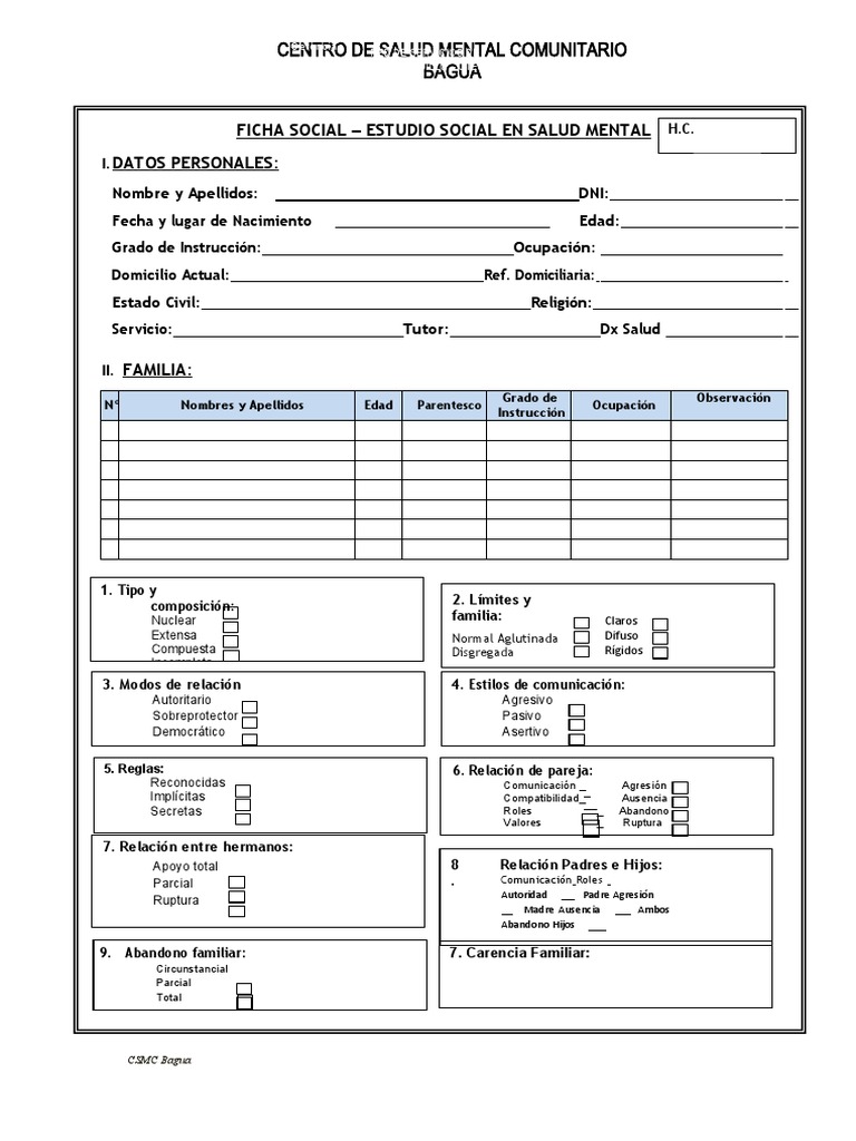 Ficha de Estudio Social | PDF