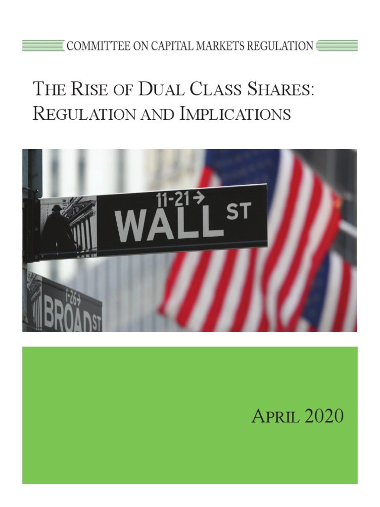 The Rise of Dual Class Shares 04.08.20 1 | PDF | Stock Market Index ...