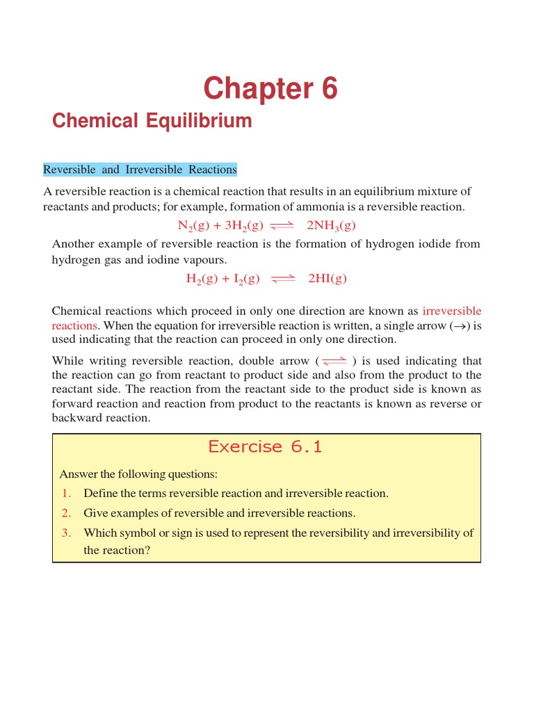Unit 6 | PDF | Reaction Rate | Chemical Equilibrium