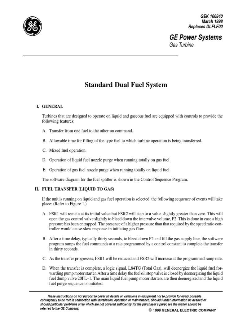 Gek 106840 | PDF | Valve | Fuels