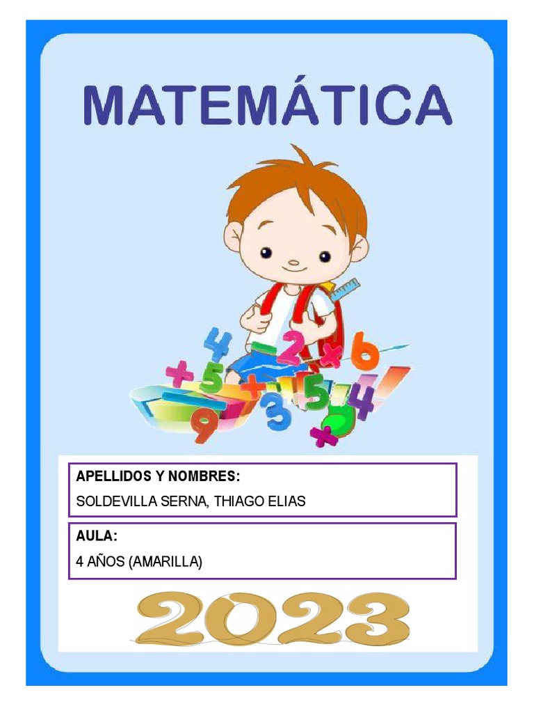 Caratulas 4 Años Thiago | PDF