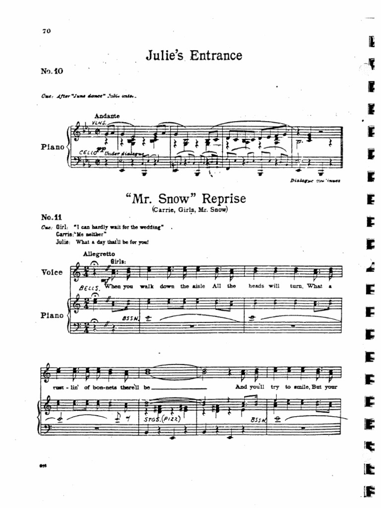 Mister Snow Reprise | PDF