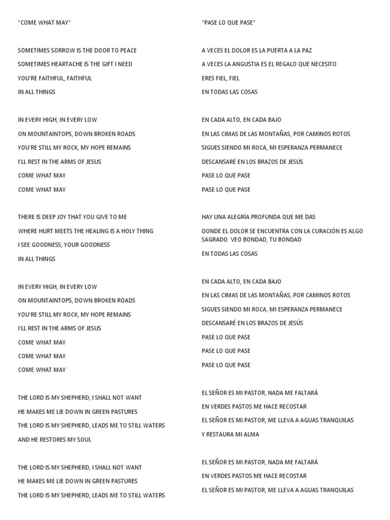 Pase Lo Que Pase | PDF | Música grabada | Álbumes
