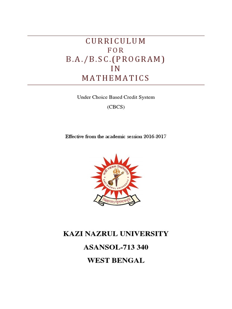 MATHEMATICS-KNU (Program) 2016 Full | PDF | Acceleration | Force