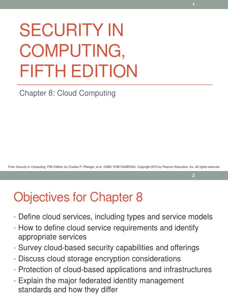 Chapter 8 Lecture 9 Cloud Computing Security Pdf Cloud Computing Software As A Service