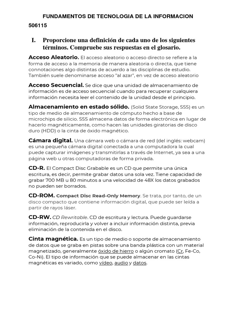Practica De Informatica Pdf Periférico Impresora Computación