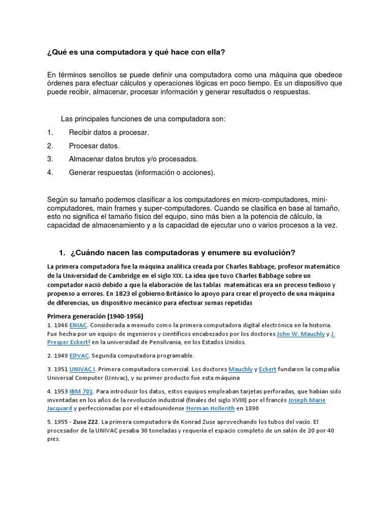 Fundamentos de Computacion | PDF | Hardware de la computadora | Almacenamiento de datos de la ...