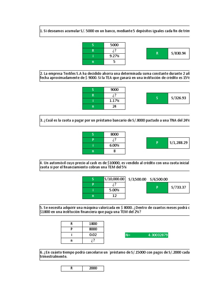 Anualidades | PDF | Bancos | Interés