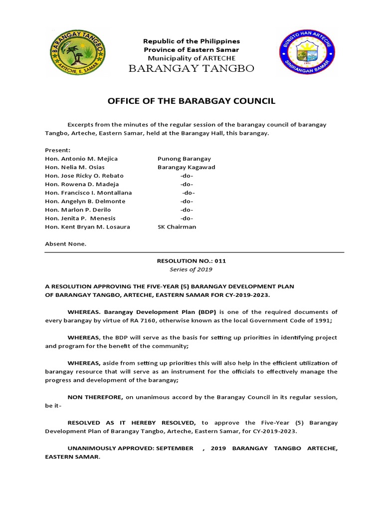 Executive Order 5 YEAR BDP | PDF | Philippines