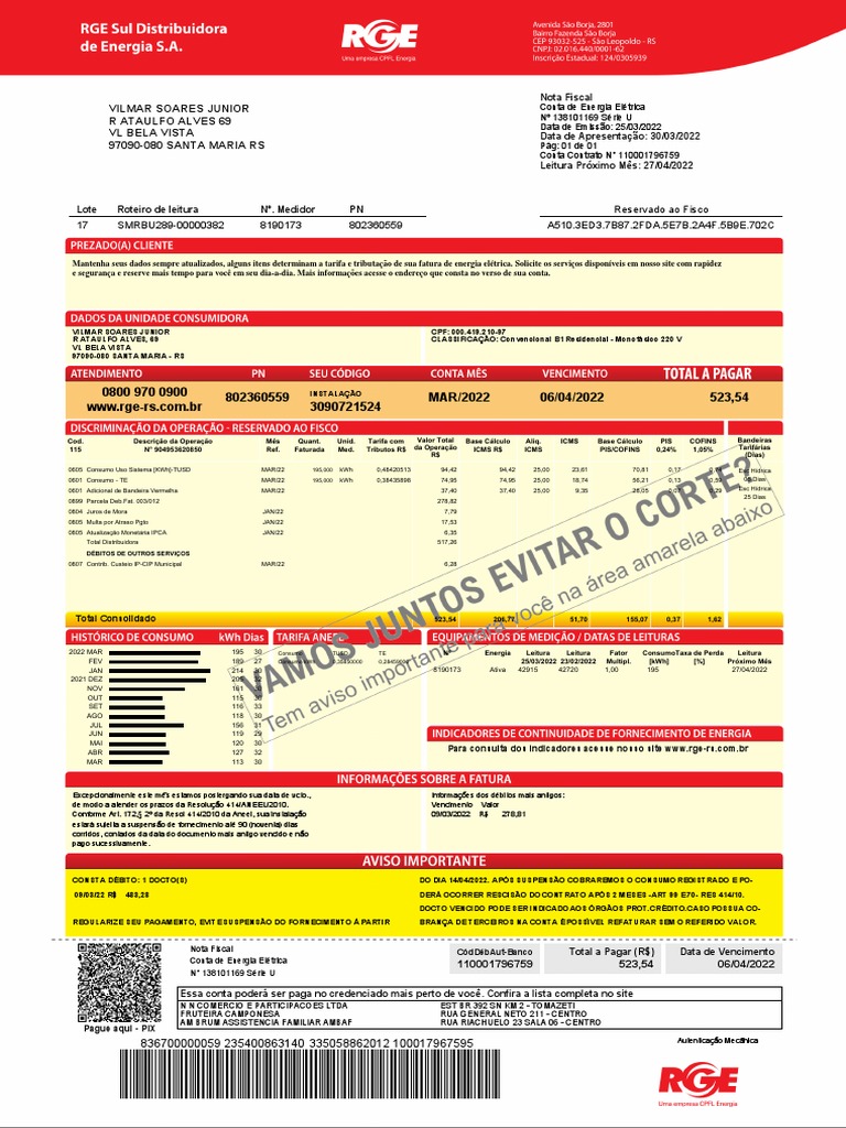 Conta Completa PDF | PDF
