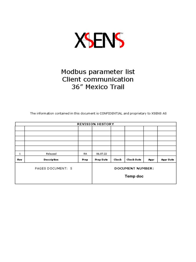 Temp Modbus List Mexico Pdf Parameter Computer Programming Computer Science