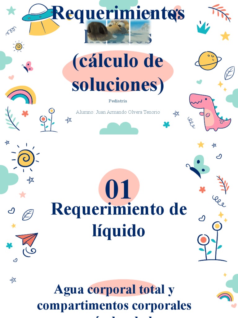 Cálculo de Soluciones en Pediatría | PDF | Potasio | Química
