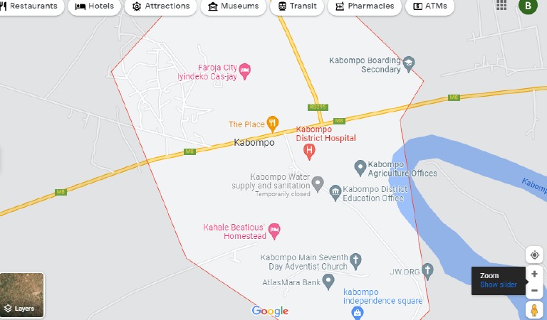 Kabompo Map P | PDF