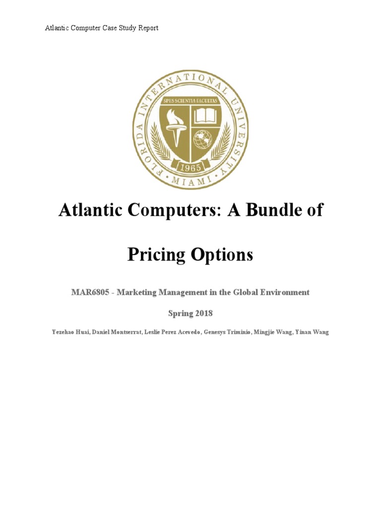 Atlantic Computer | Download Free PDF | Pricing | Profit (Economics)