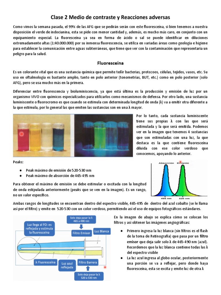 Clase 2 Medio de Contraste y Reacciones Adversas | PDF | Alergia ...