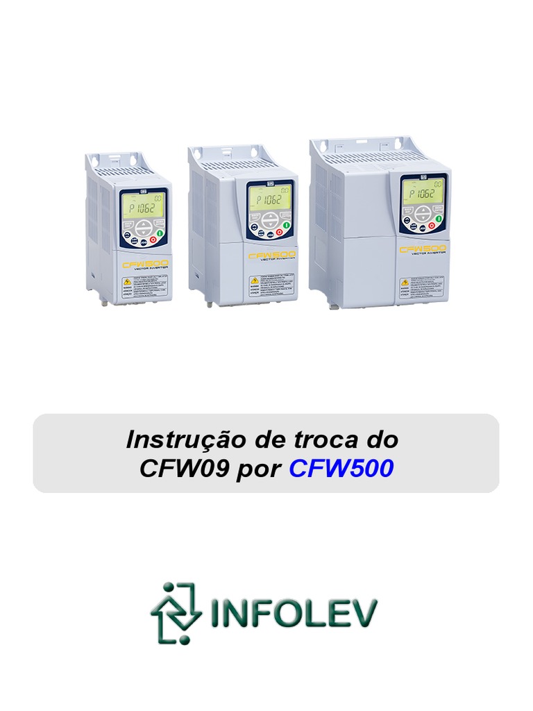 CDI-00-295 Troca Do Inversor CFW09 Por CFW500-1 | PDF | Motores ...
