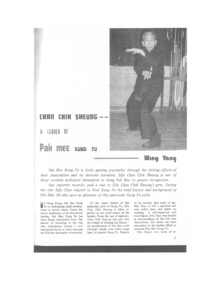2 A Leader of Pak Mei Kung Fu | PDF