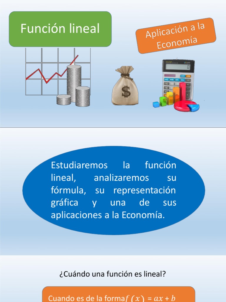 FUNCION LINEAL Oferta y Demanda | PDF | Función (Matemáticas) | Pendiente
