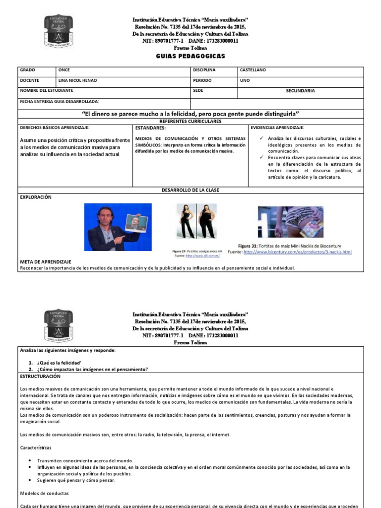 Guía Medios de Comunicación y Publicidad Once 2023 P1 | PDF | Medios de ...