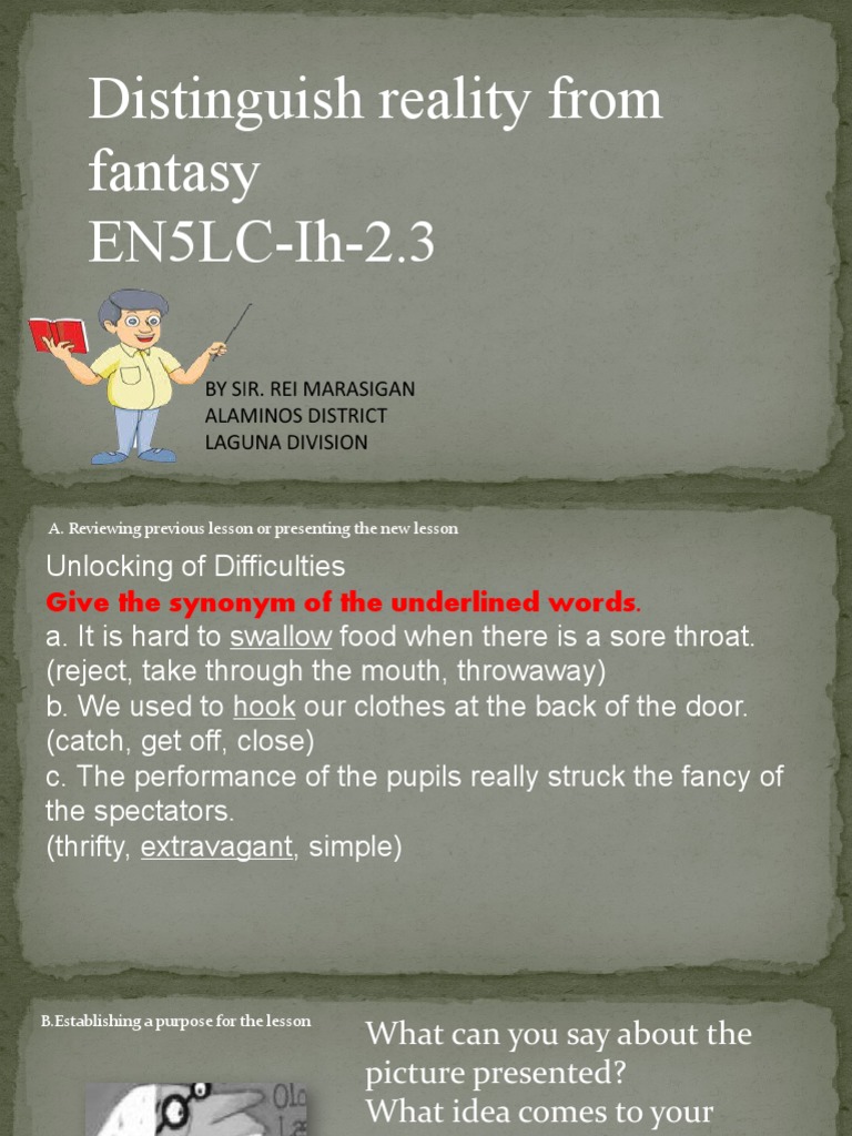 Distinguishing Reality from Fantasy | PDF | Cognition | Cognitive Science