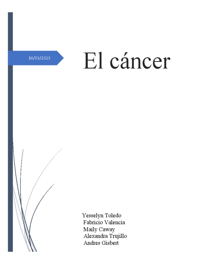 El Cáncer | PDF | Cáncer | Biopsia