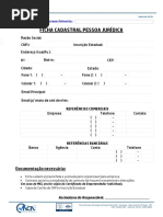 Ficha Cadastral de Cliente Completa | PDF
