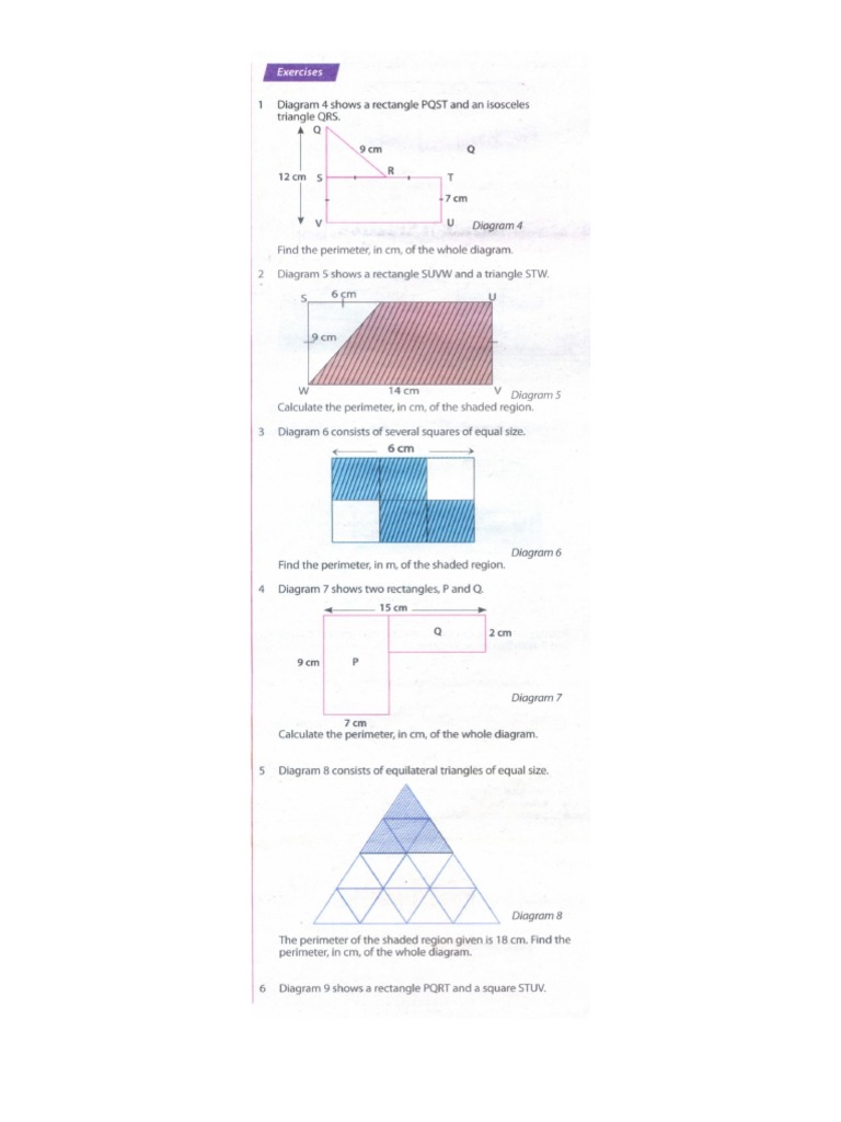 2D Shapes-Perimeter | PDF