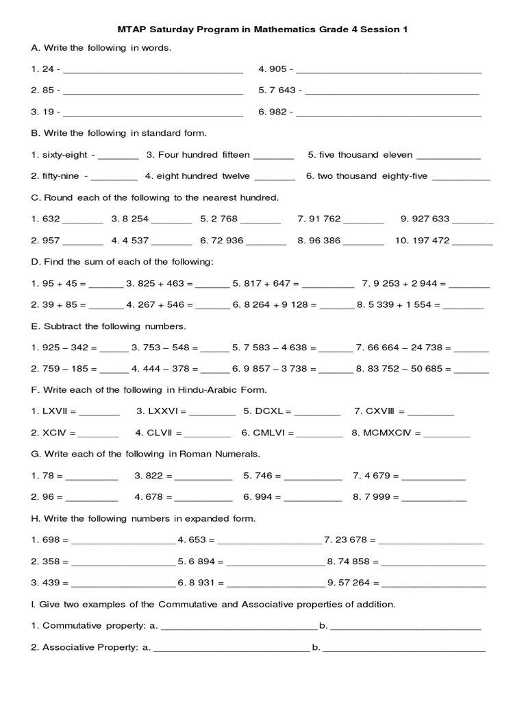 Mathematics Practice for Grade 4 Students: Solving Word Problems, Performing Calculations, and ...