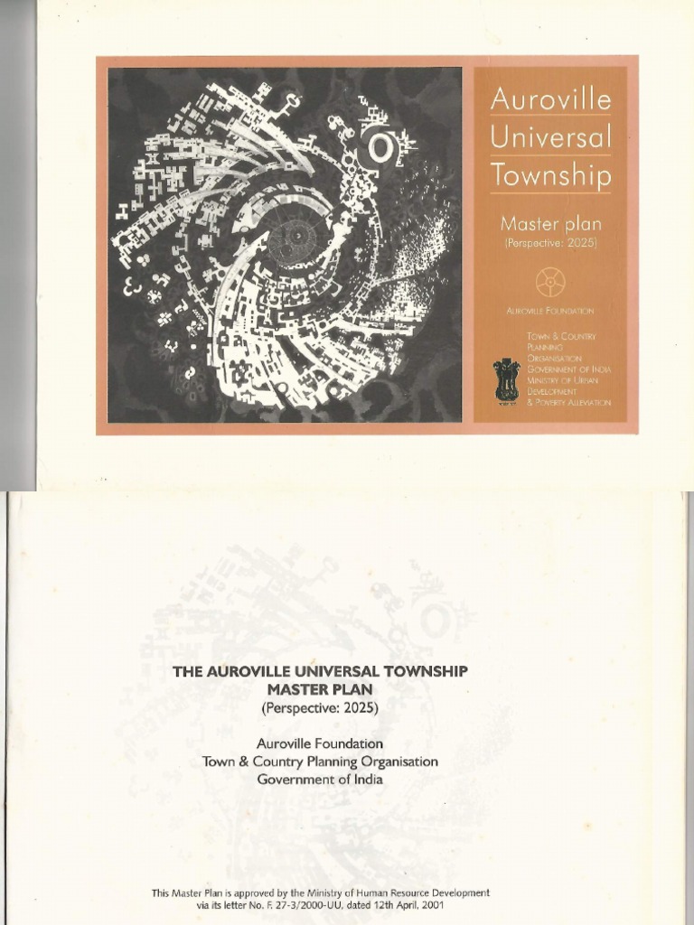 Auroville Master Plan 2001 (Perspective 2025) | PDF
