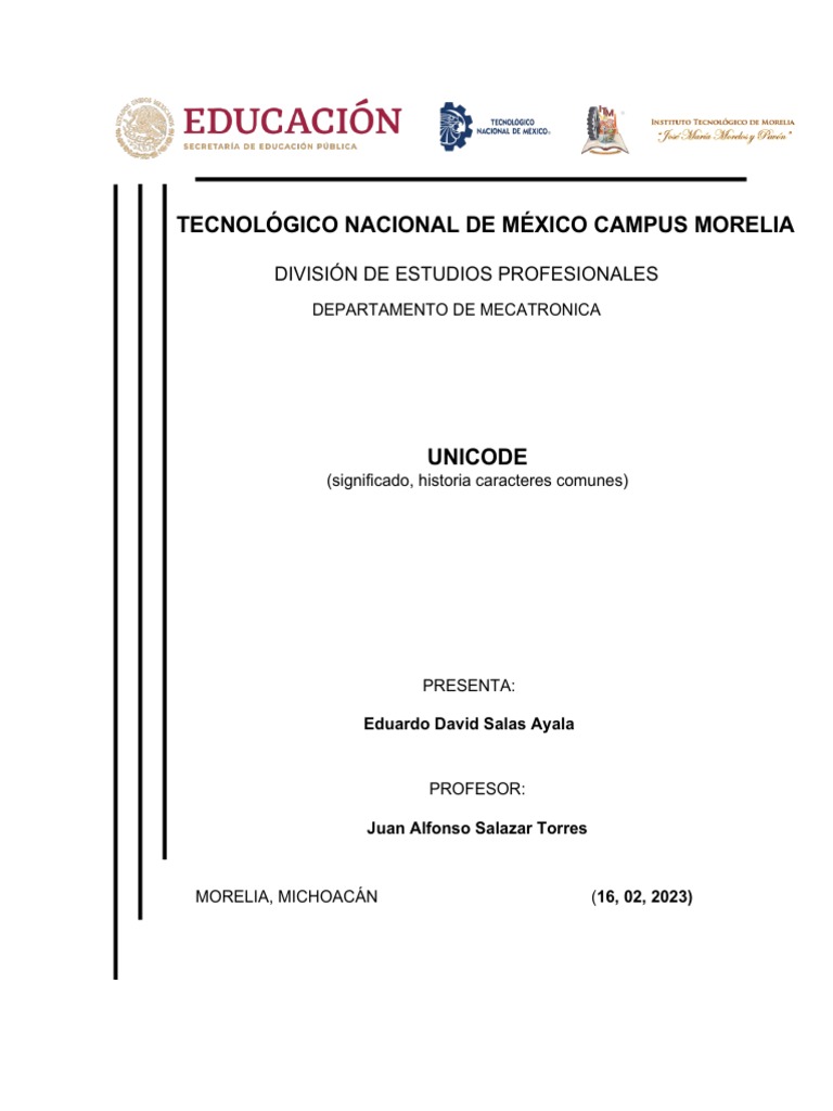 Historia y Caracteres de Unicode | PDF | Informática | Ciencias de la ...