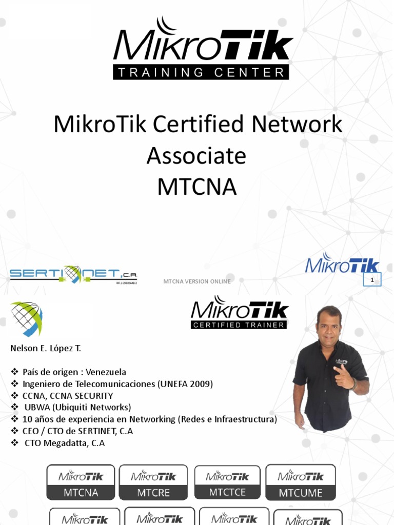Curso Online de Certificación MTCNA | PDF | Cortafuegos (informática) | Enrutador (Computación)