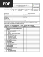 Air Blower Checklist PDF | PDF