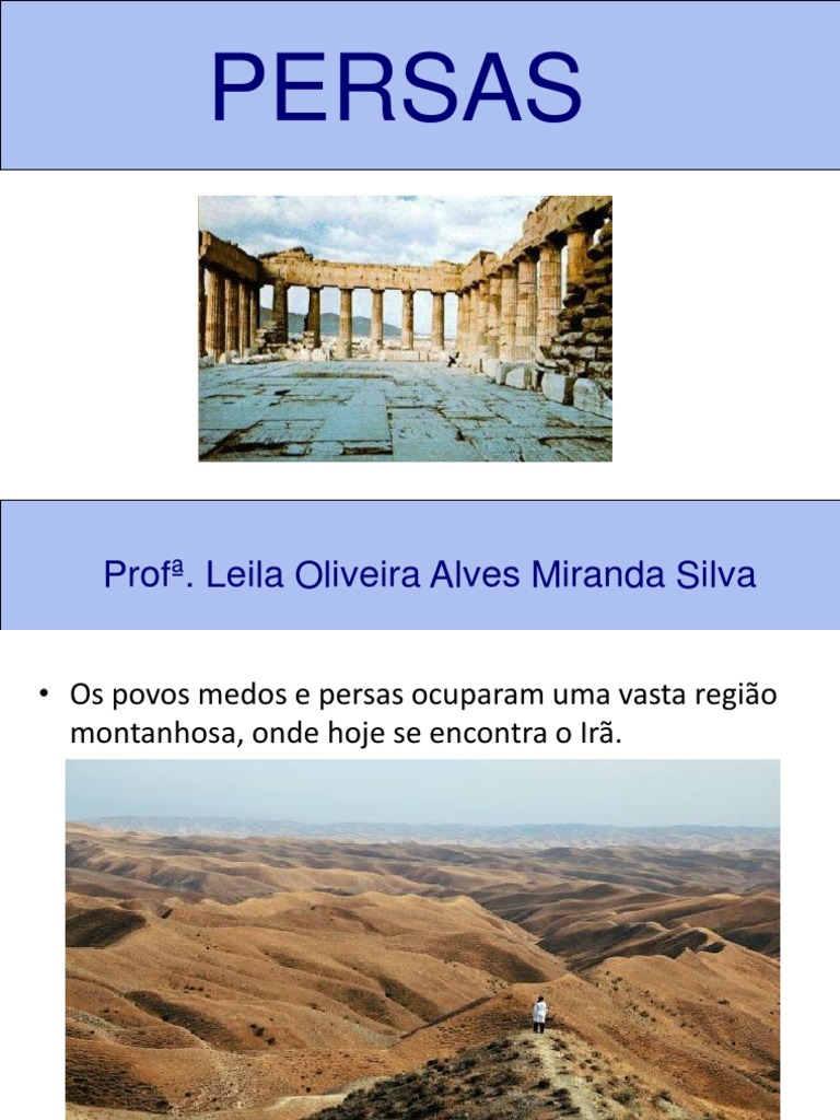 Persas | PDF | Império Aquemênida | Ciro II