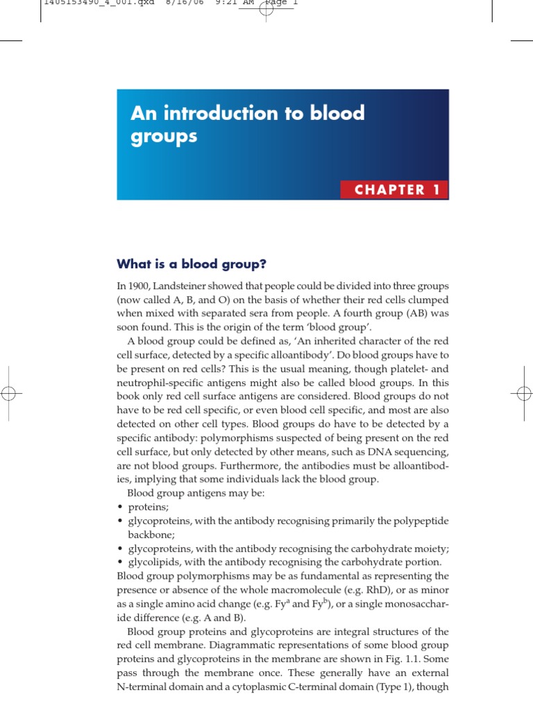 An Introduction To Blood | Download Free PDF | Blood Type | Antibody