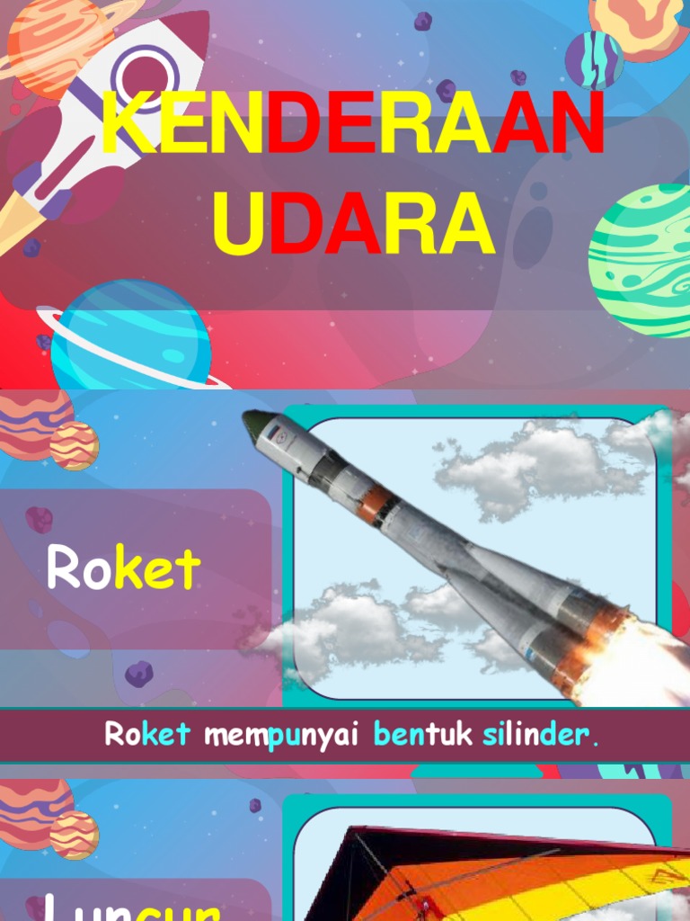Kenderaan Di Udara Prasekolah | PDF