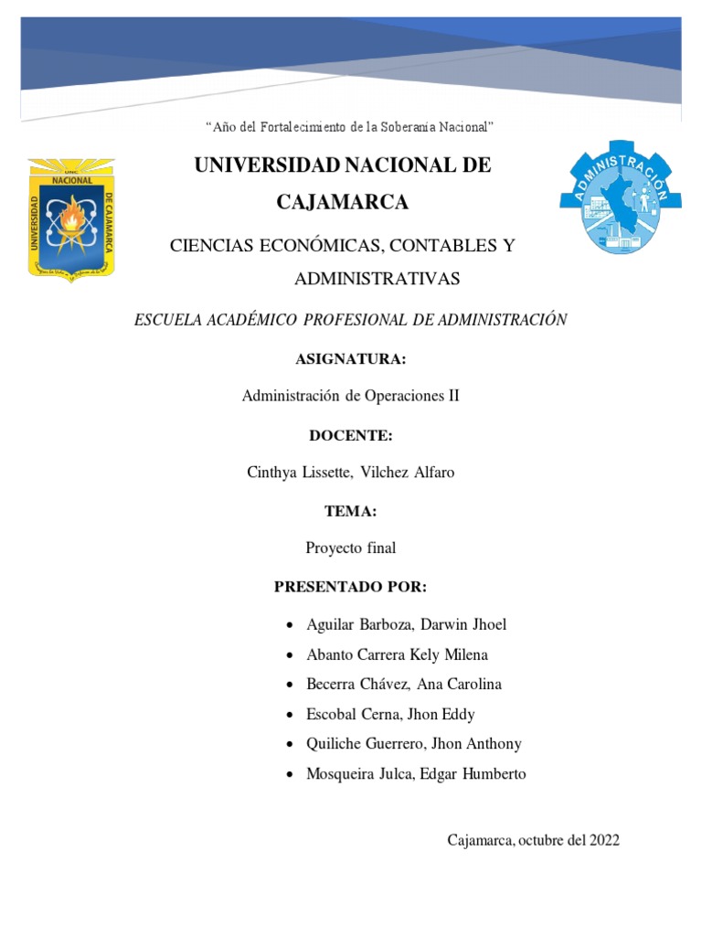 Proyecto Final-Grupo 03 | PDF | Auditoría | Marketing