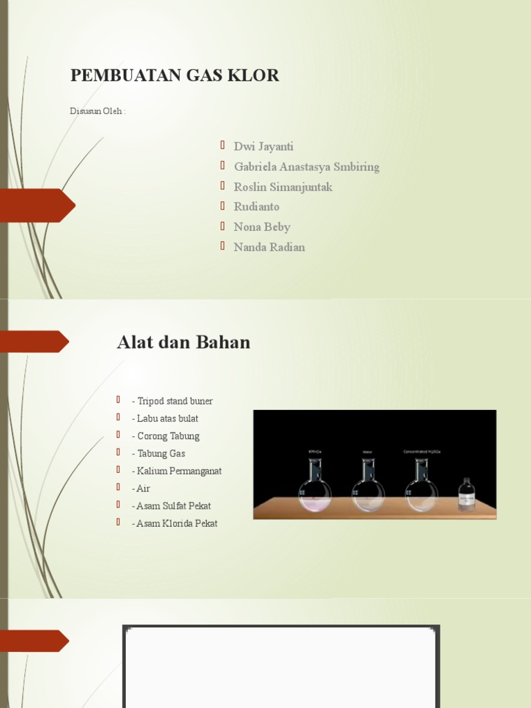 Tugas Pembuatan Gas Klor | PDF