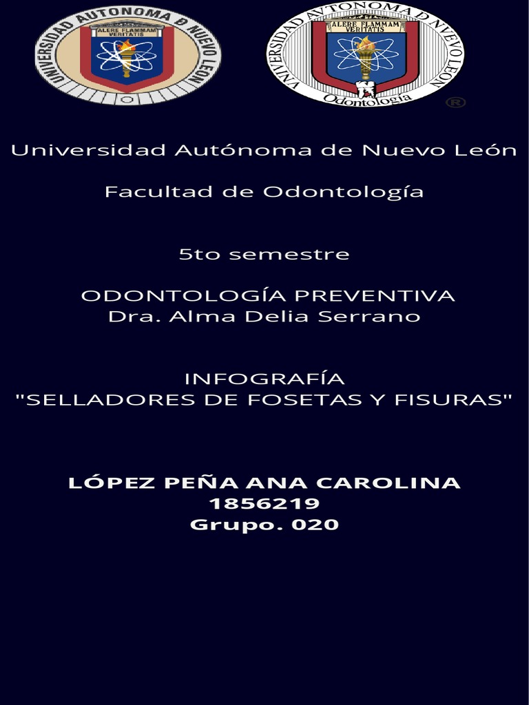 Selladores de Fosetas y Fisuras Dentales | PDF | Odontología | Medicina