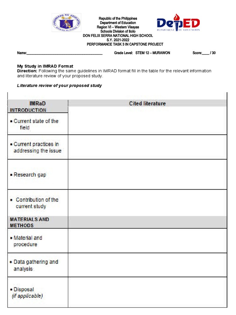 Performance Task 3 (Research) | PDF