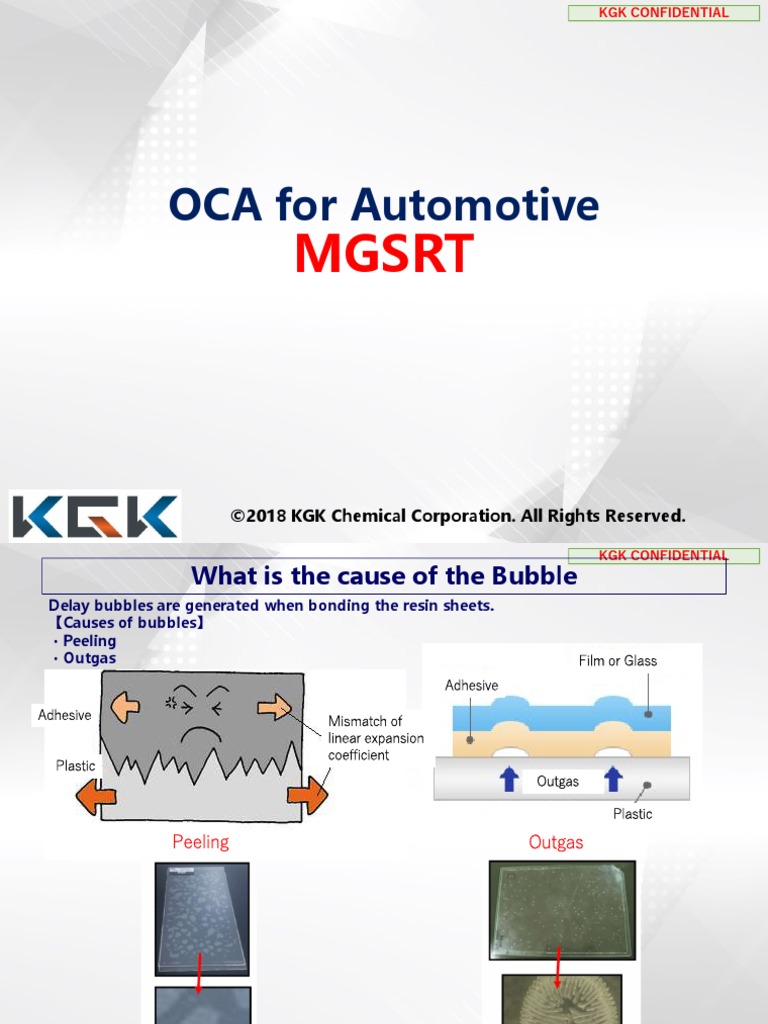 較耐熱OCA English MGSRT1810 | PDF | Adhesive | Viscoelasticity