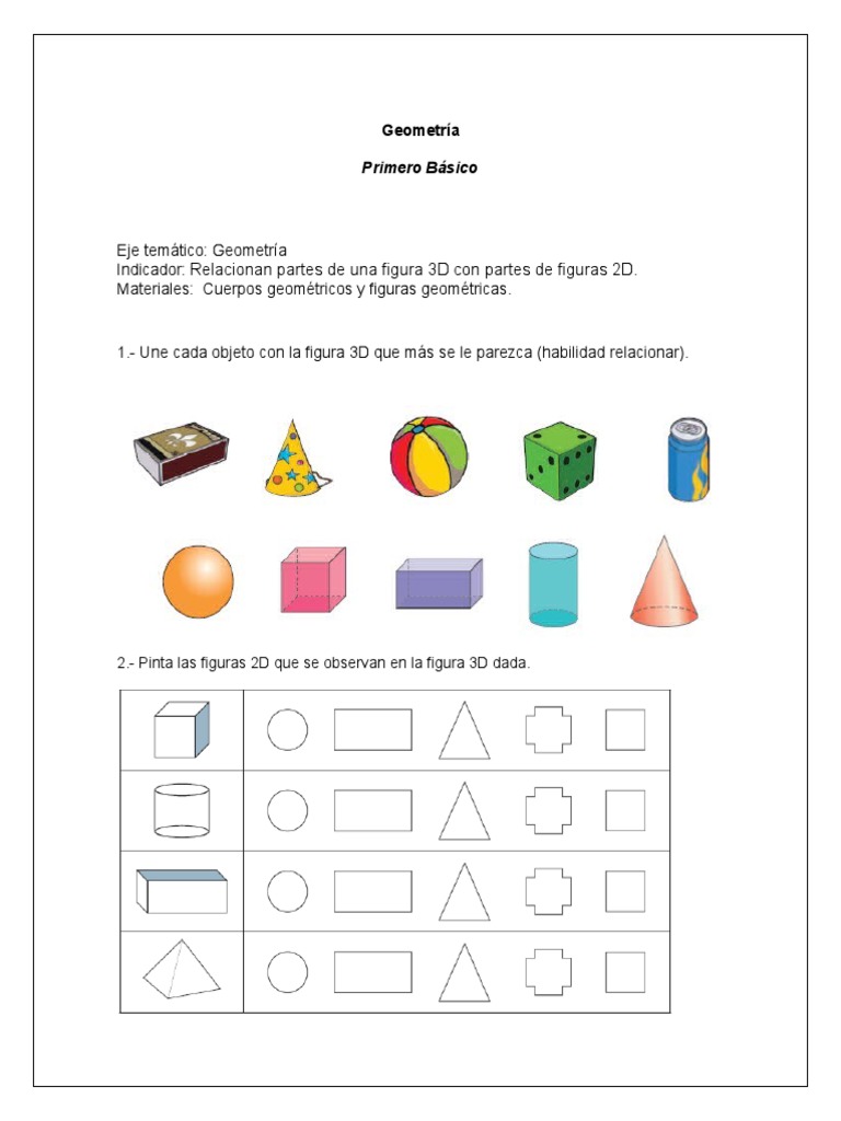 Geometria 1 Basico | PDF | Métodos y materiales de enseñanza | Arte
