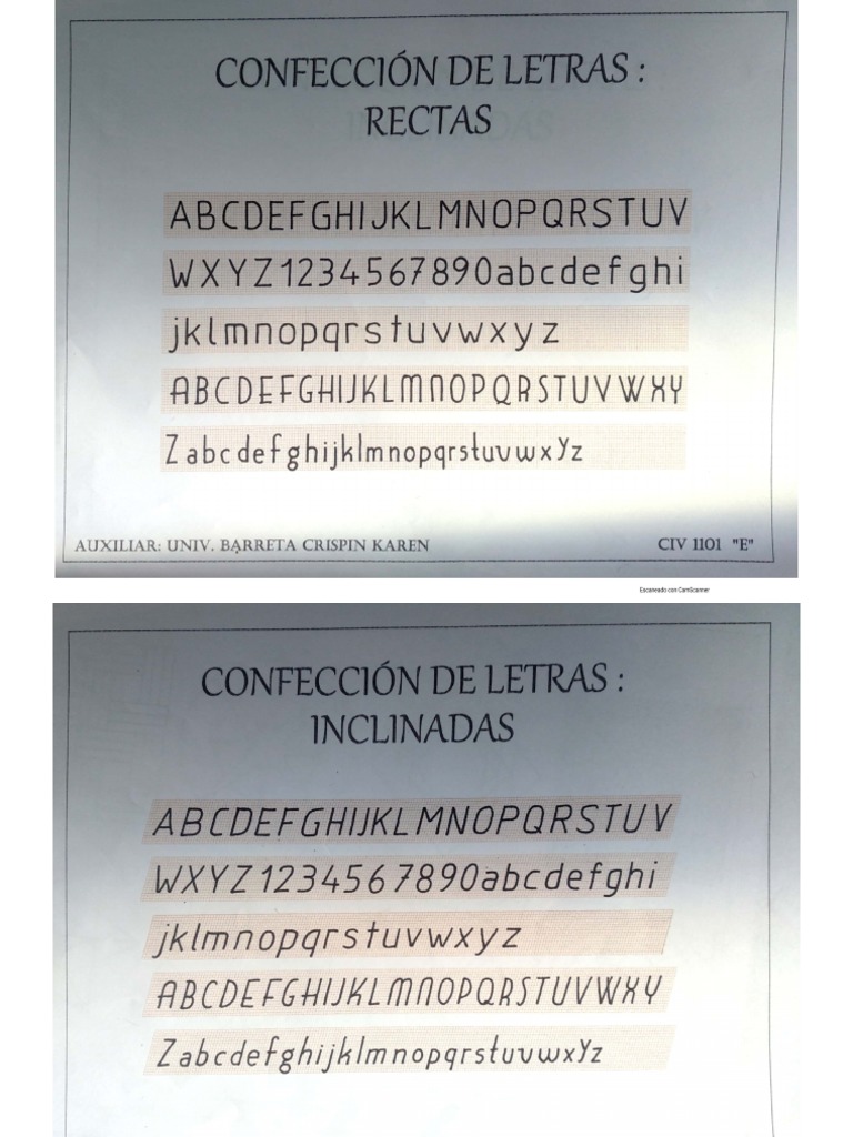 Modelo de Letras | PDF