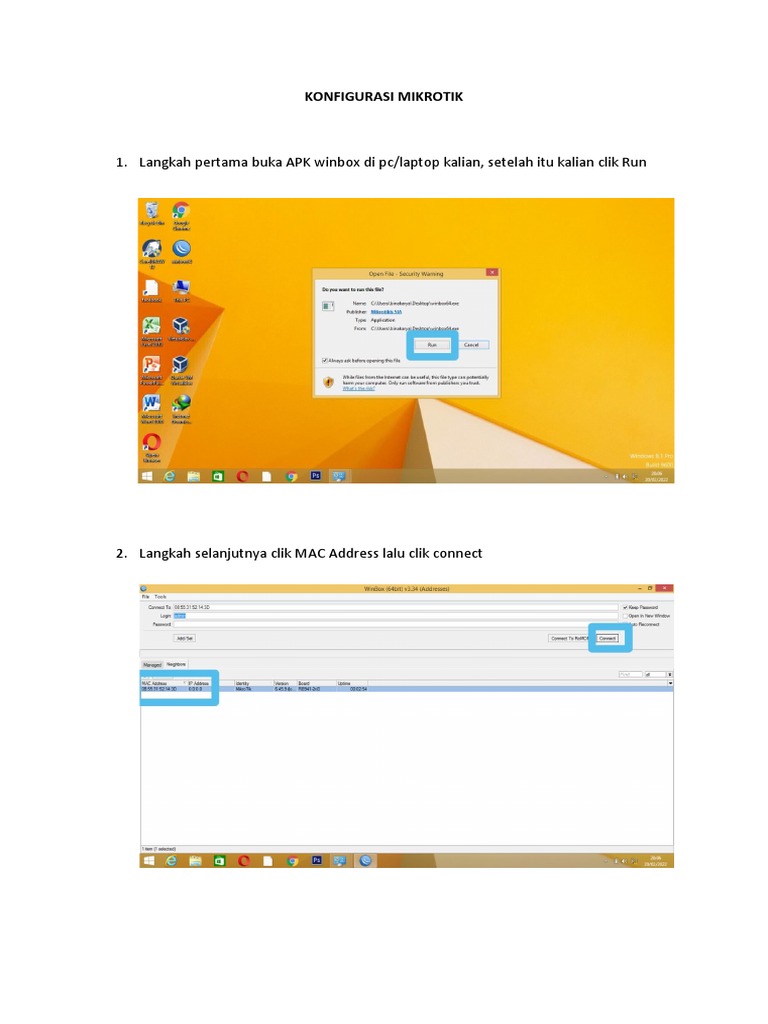MODUL KONFIGURASI MIKROTIK | PDF