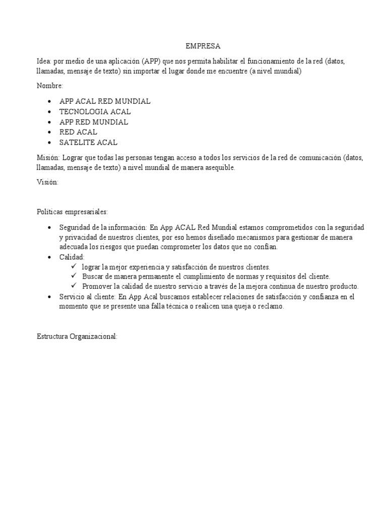EMPRESA | PDF | Presupuesto | La seguridad informática
