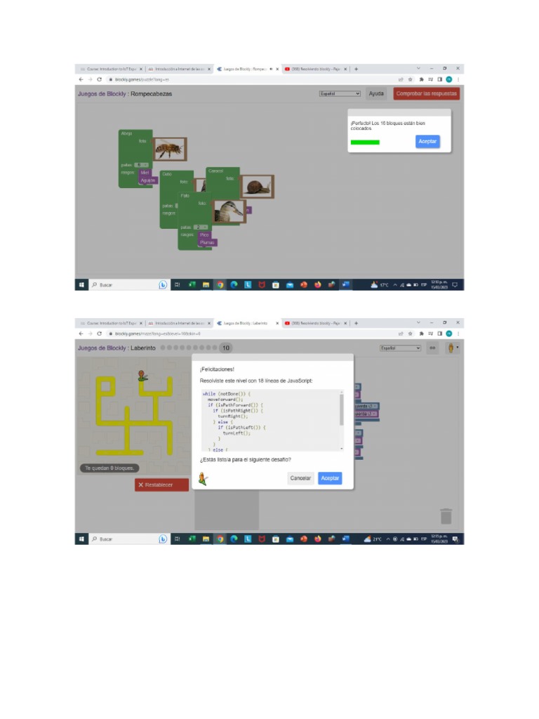Juego de Blockly | PDF