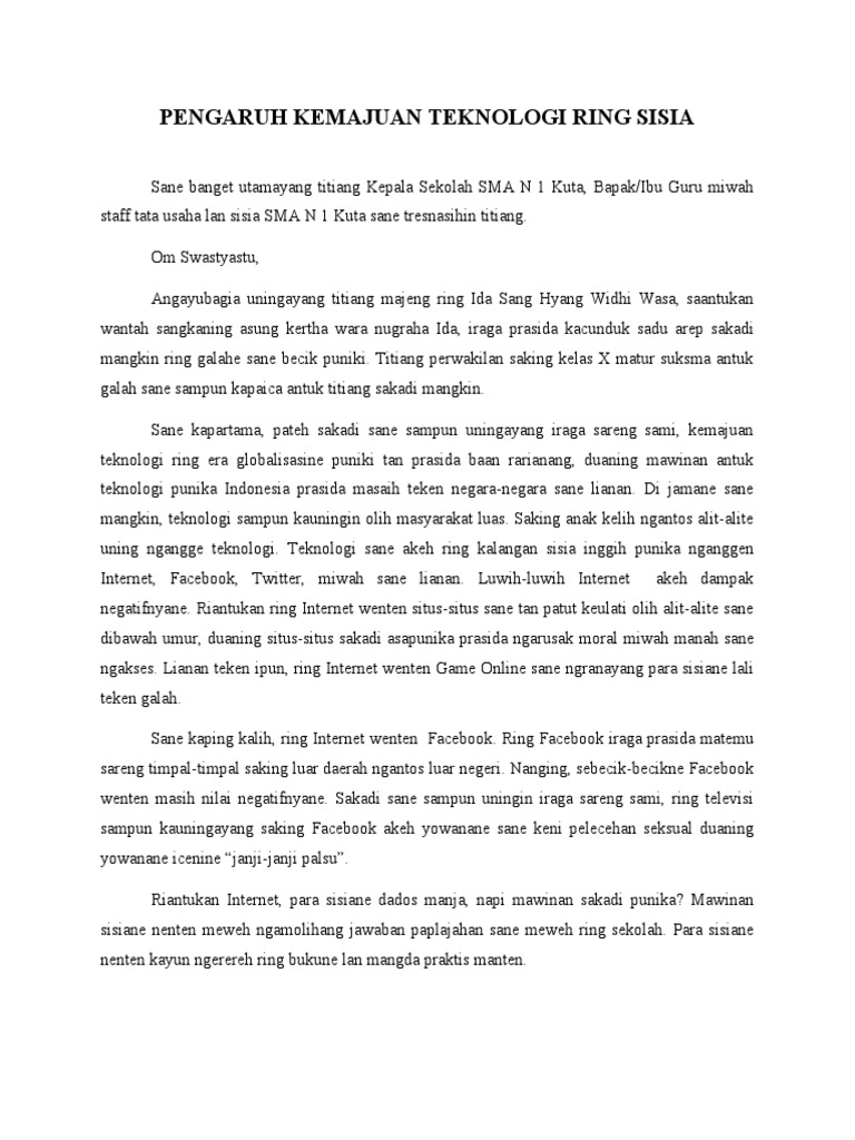 Pidarta B Bali | PDF