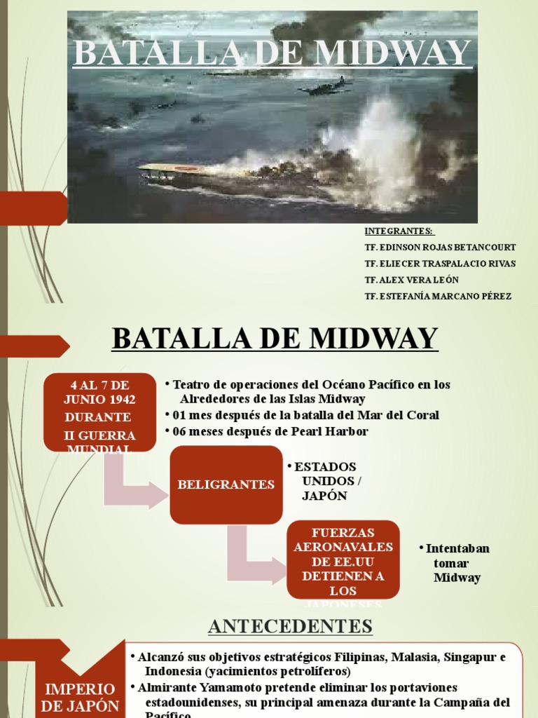 Batalla de Midway | PDF | Batalla de midway | Aviación naval