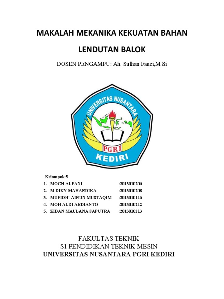 Analisis Lendutan pada Balok Wide Flange | PDF