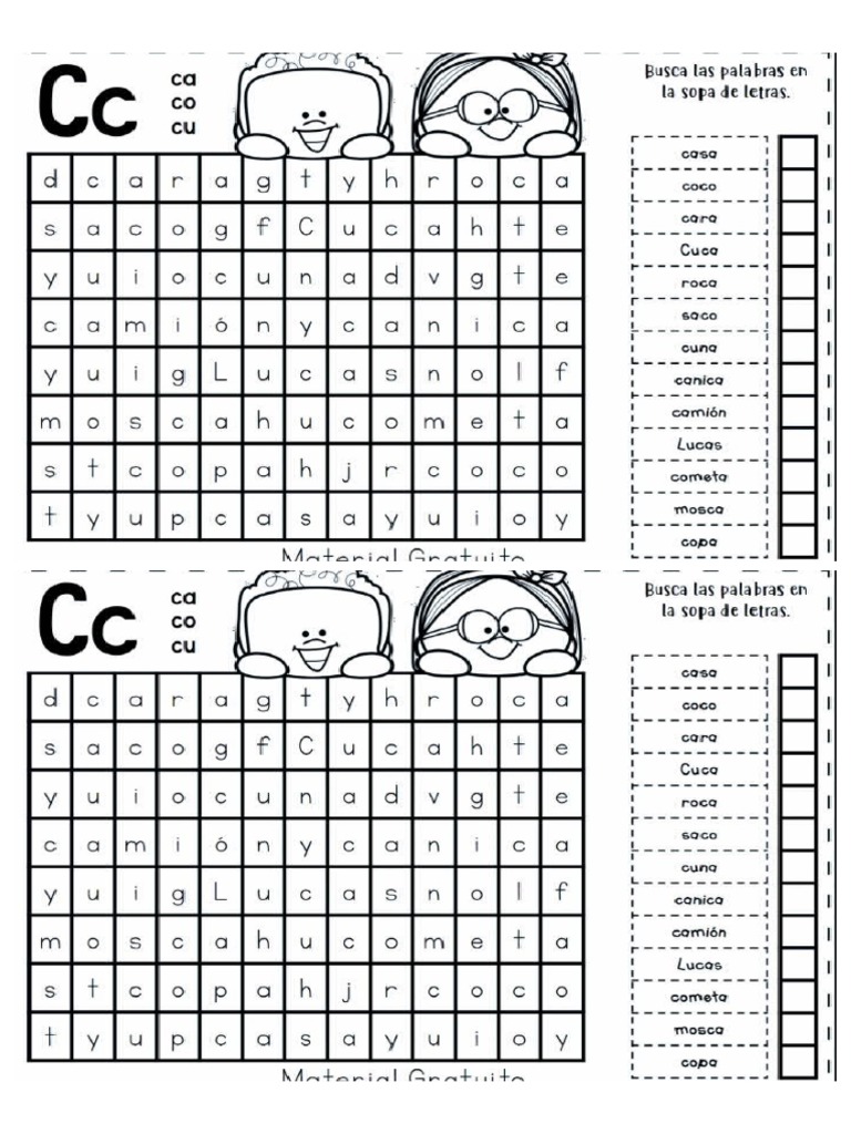 Sopa de Letra C 2 | PDF