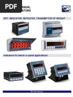 DAT 1400 Weight Transmitter Manual | PDF | Weight | Computer Keyboard